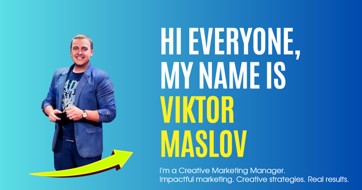Viktor Maslov – Marketing Expert
